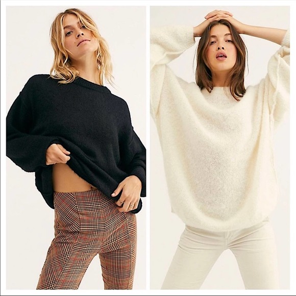 Free People | Sweaters | Free People Angelic Pullover Sweater Oversized ...